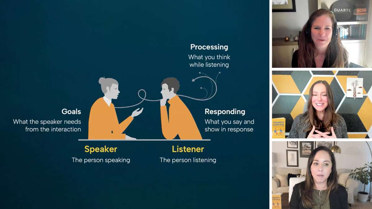 Active listening isn’t enough. It’s time for Adaptive Listening™ | Duarte