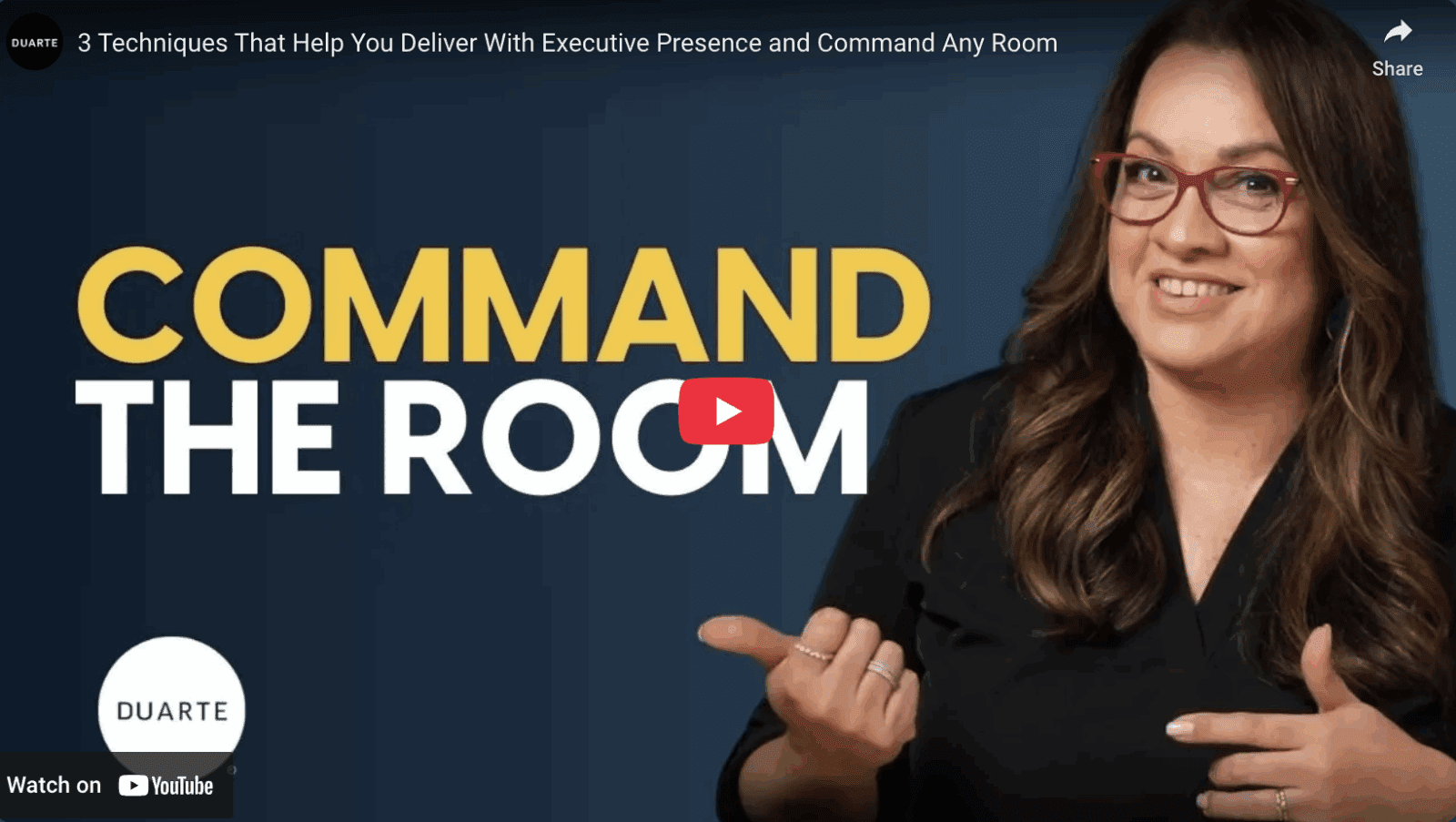 Duarte | 3 Elements of Executive Presence for Powerful Presentations